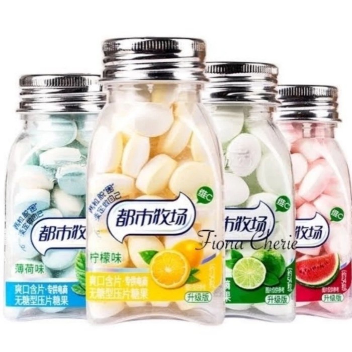 Jual permen xinle plum candy kiamboy strawberry mango mint semangka KM | Shopee Indonesia