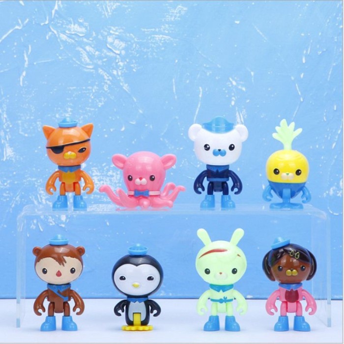 Jual 8pcs Set Mainan Action Figure Octonauts Barnacles Kwazii Peso