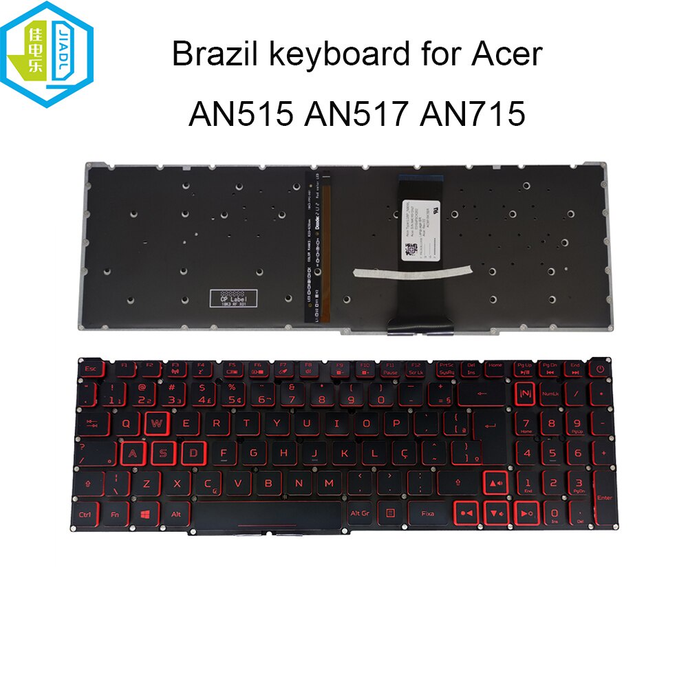 Jual PREORDER PT-BR Brazilian RGB Backlit Keyboard For Acer Nitro 5 ...