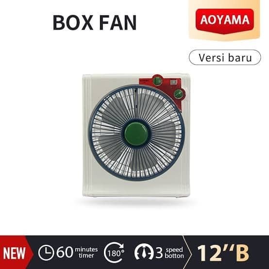 Jual KIPAS ANGIN KOTAK / BOX FAN AOYAMA ( 12 Inch ) | Shopee Indonesia