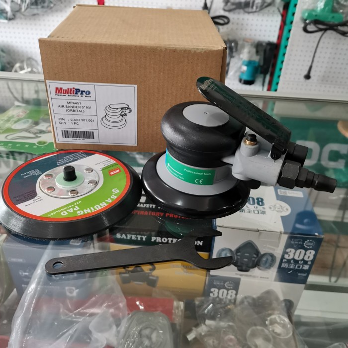 Jual MULTIPRO MP4451 air orbital sanders 5" mesin amplas angin ...