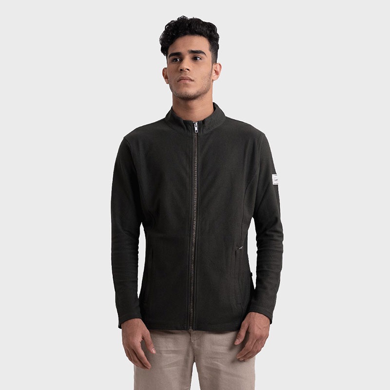 Jual Greenlight Jaket Zipper High Neck Pria Katun Jacket Casual Men ...