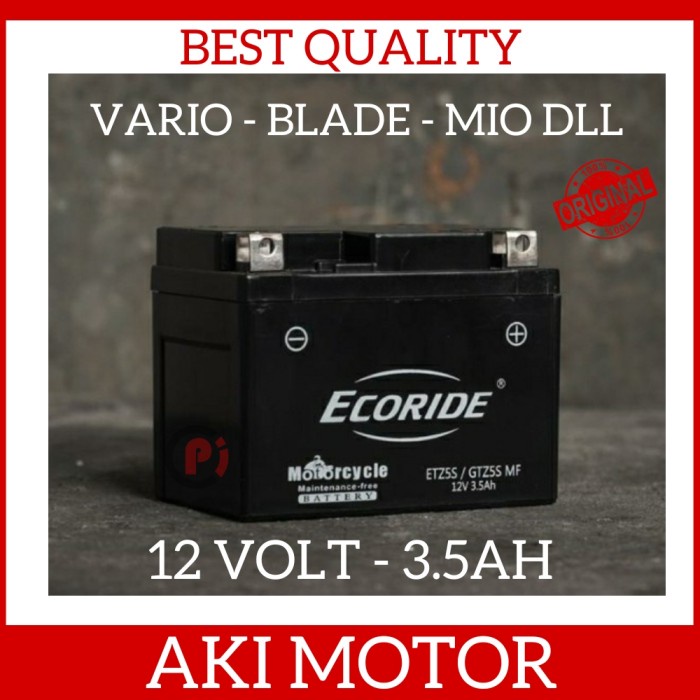 Jual Aki Motor Kering Accu Acu Baterai 12V 3.5Ah MF Maintenance Free ...
