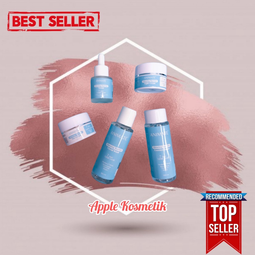 Jual ANIMATE Skincare 5 in 1 - GLOWING BARRIER SERIES - Apple_Kosmetik | Shopee Indonesia