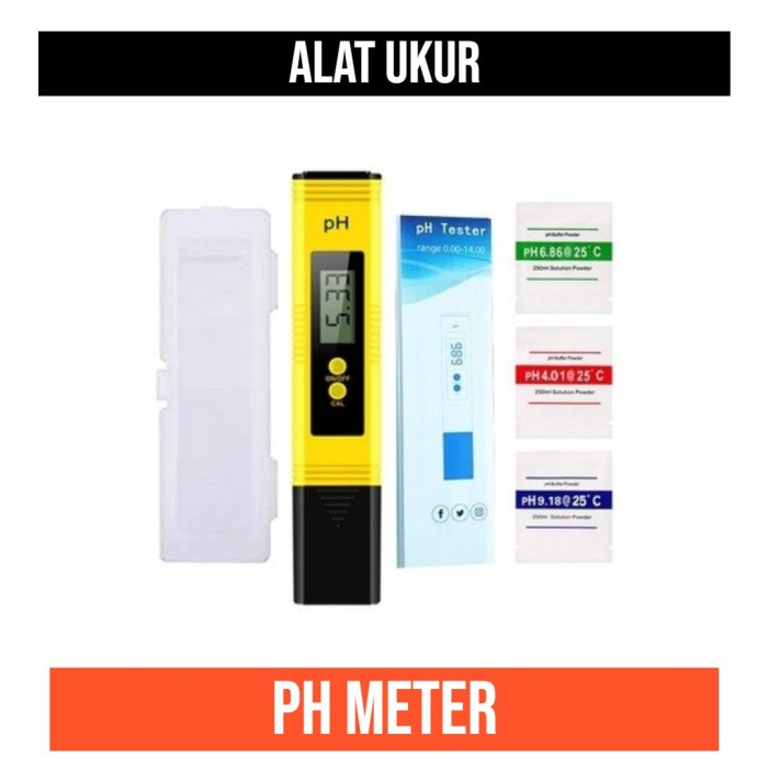 Jual PH Meter Digital Tester Alat Ukur Asam Basa Pengukur Keasaman Air ...