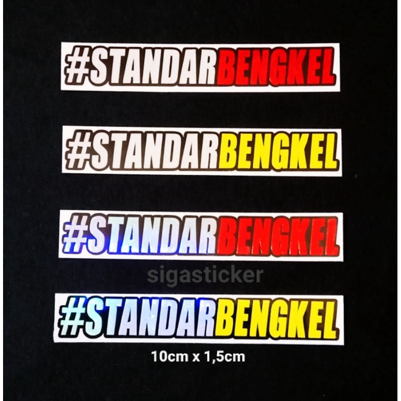 Jual stiker sticker standar bengkel cutting | Shopee Indonesia