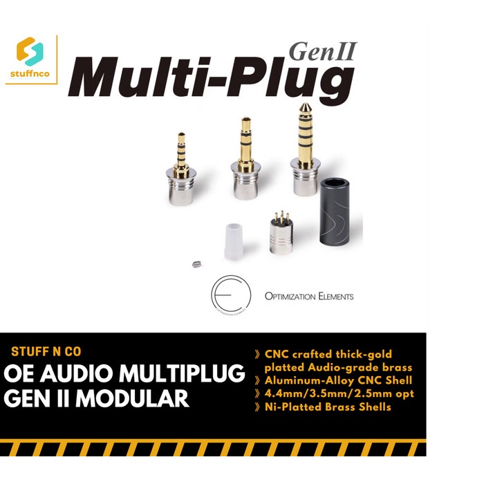 Jual OE Audio Multiplug Gen II 2 Modular Jack 2.5 4.4 3.5mm Earphone Cable | Shopee Indonesia