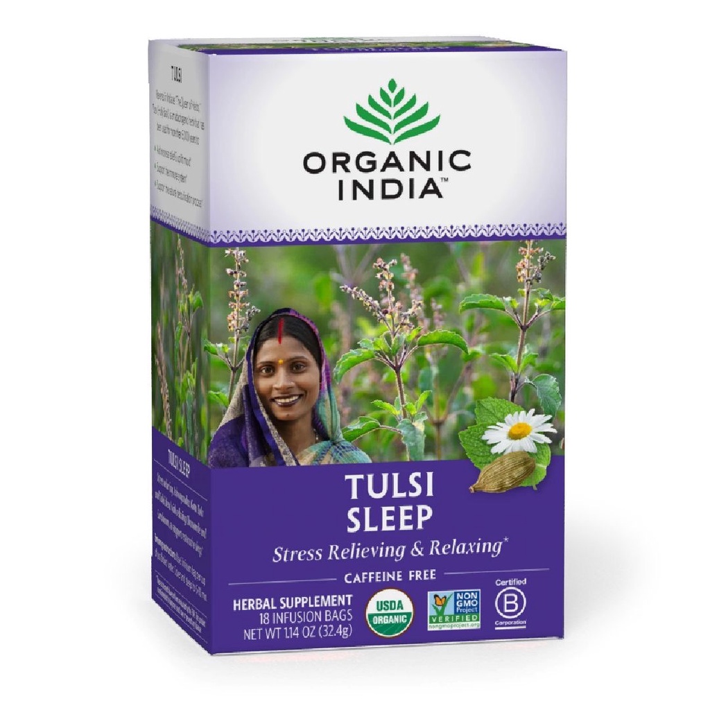 Jual Organic India Tulsi Sleep Stress Relief & Relaxing Tea 18s x 1.8g ...