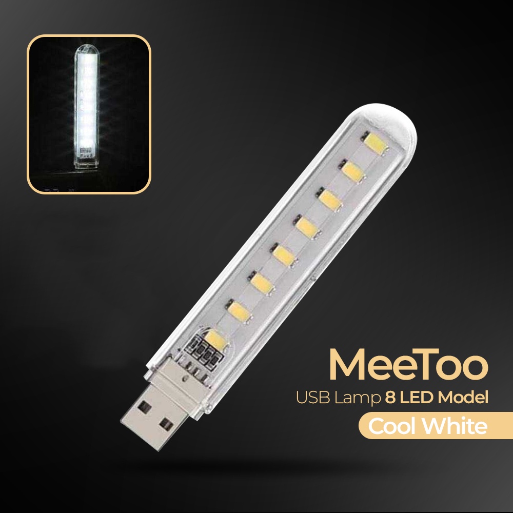 Jual Lampu Baca Mini LED USB Portable Cool White 12W 5V - MeeToo Damillah | Shopee Indonesia