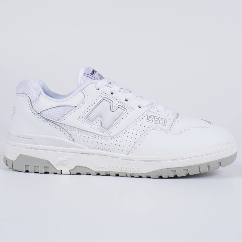Jual Sepatu New Balance 550 White Grey Putih Abu NB Sneakers Pria ...