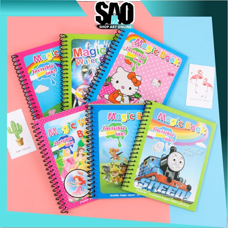 Jual SAO - S5745 Buku Gambar Menggambar Coloring Books Reusable Pena ...