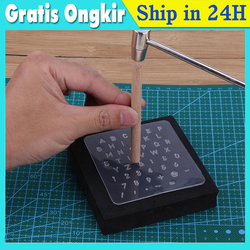 Jual Angka Alfabet Kulit Stamping Pukulan Huruf Nomor Stamper Set Untuk ...