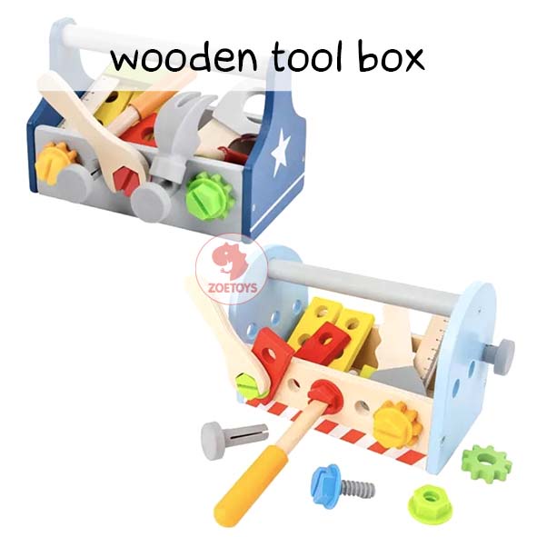 Jual Zoetoys Wooden Tool Box | Mainan Alat Tukang Perkakas Kayu ...