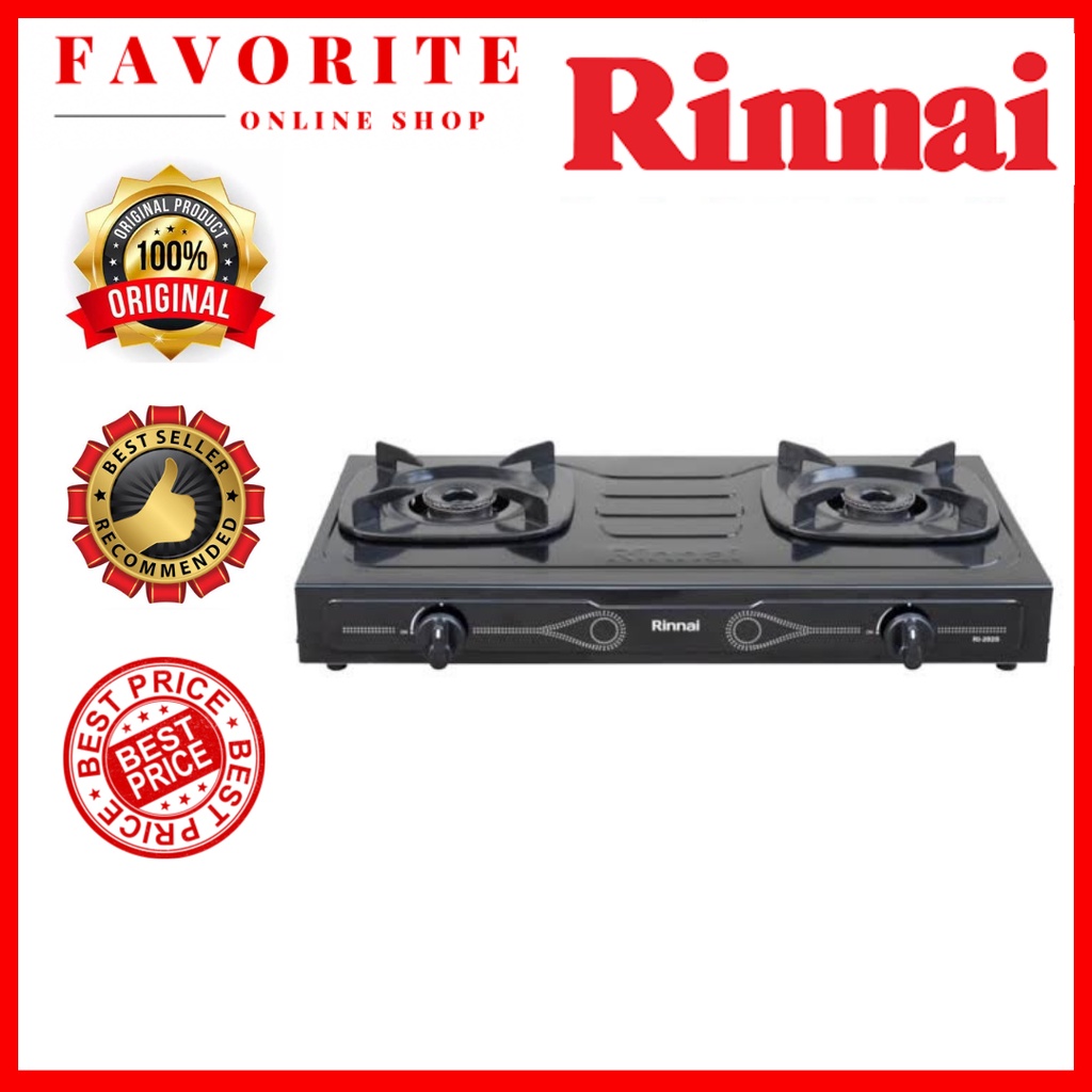 Jual KOMPOR GAS RINNAI RI-202S ORIGINAL KOMPOR 2 TUNGKU RINNAI RI 202S ...