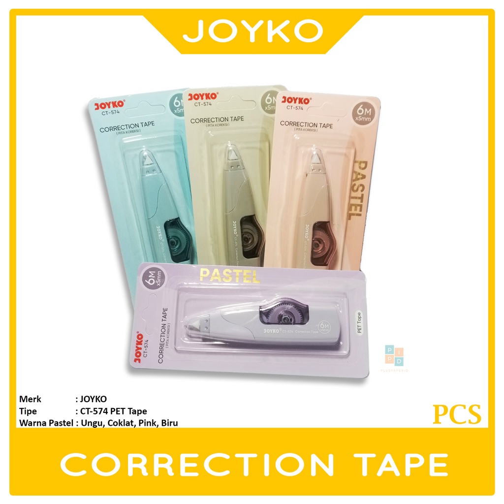Jual JOYKO - Correction Tape CT-574 6M x 5mm - Pcs | Shopee Indonesia