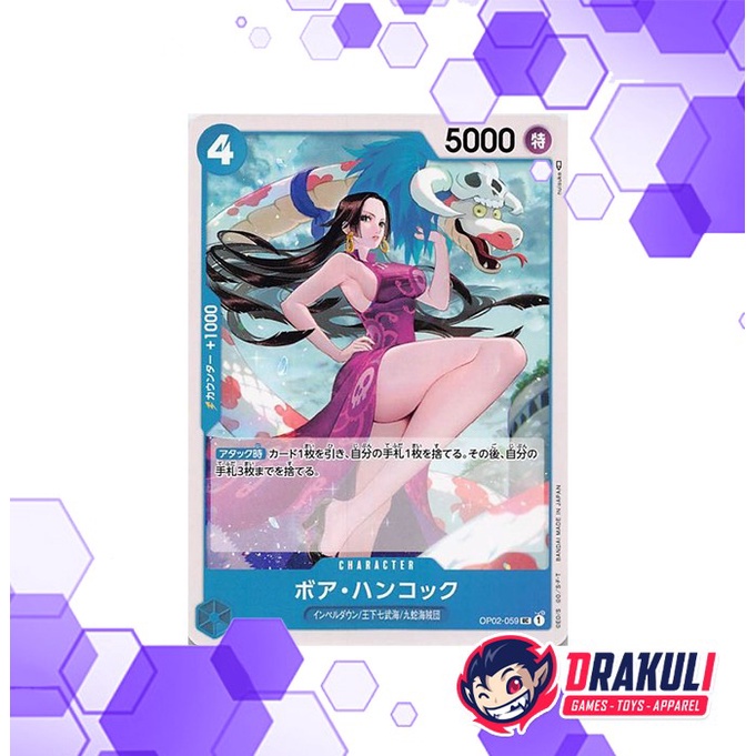 Jual One Piece Card Game - Boa Hancock OP02-059 | Shopee Indonesia