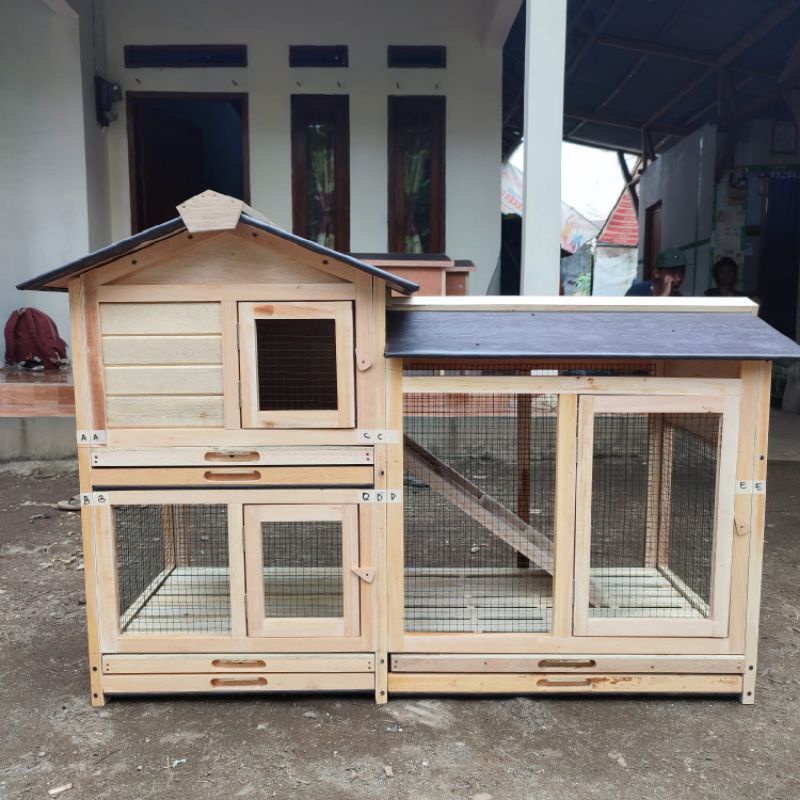 Jual Pet Cargo Pet House Kandang Kelinci Besar Kandang Kelinci murah ...