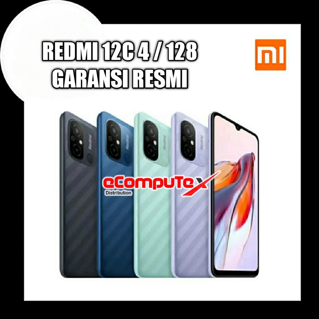 Jual XIAOMI REDMI 12C 4/128 GB / HANDPHONE XIAOMI 12 C 4GB 128GB GARANSI RESMI | Shopee Indonesia