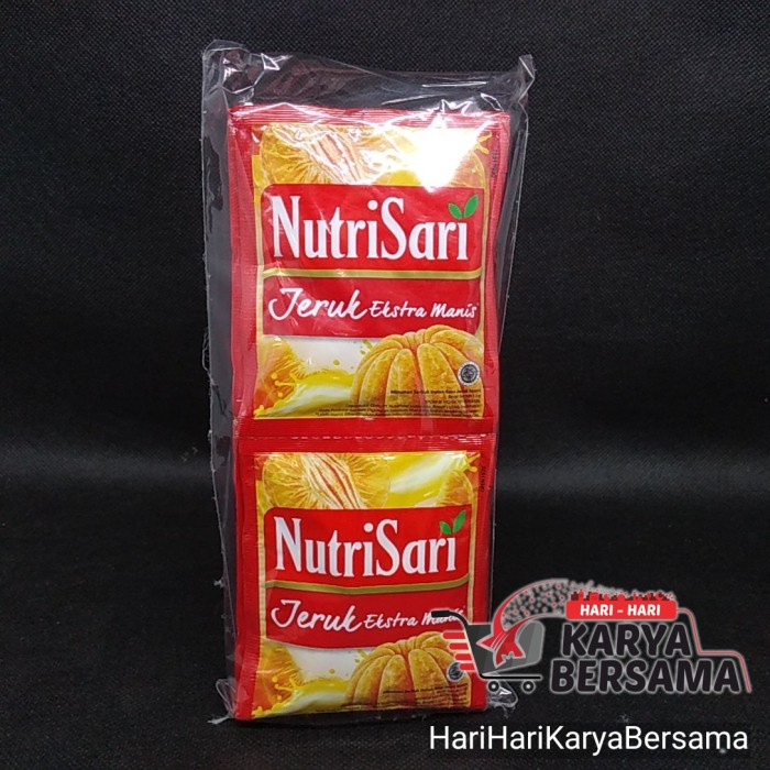 Jual NUTRISARI NUTRI SARI JERUK EKSTRA MANIS SACHET PACK 10'S X 11GR ...