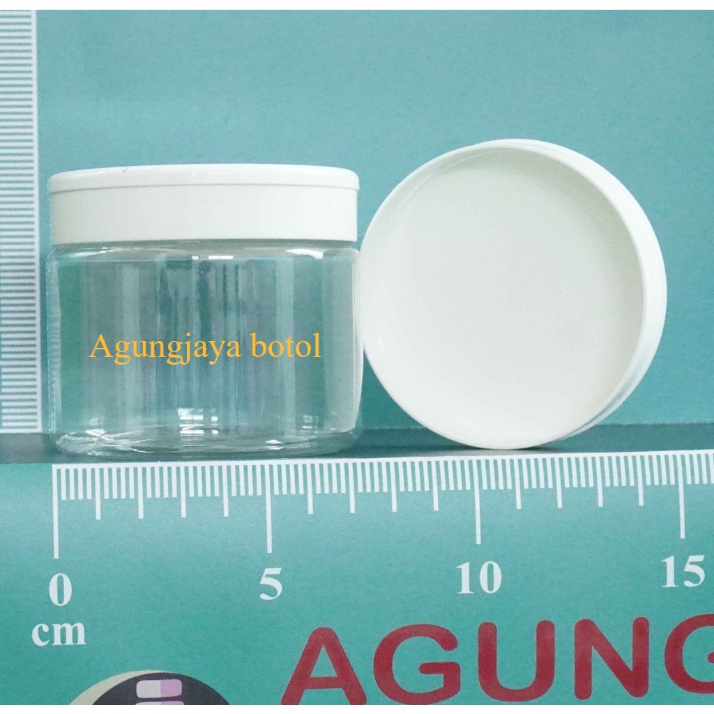 Jual Pot Sam Pet 250 Gr Putih - Nat / Pot Plastik / Toples Sambel / Pot ...