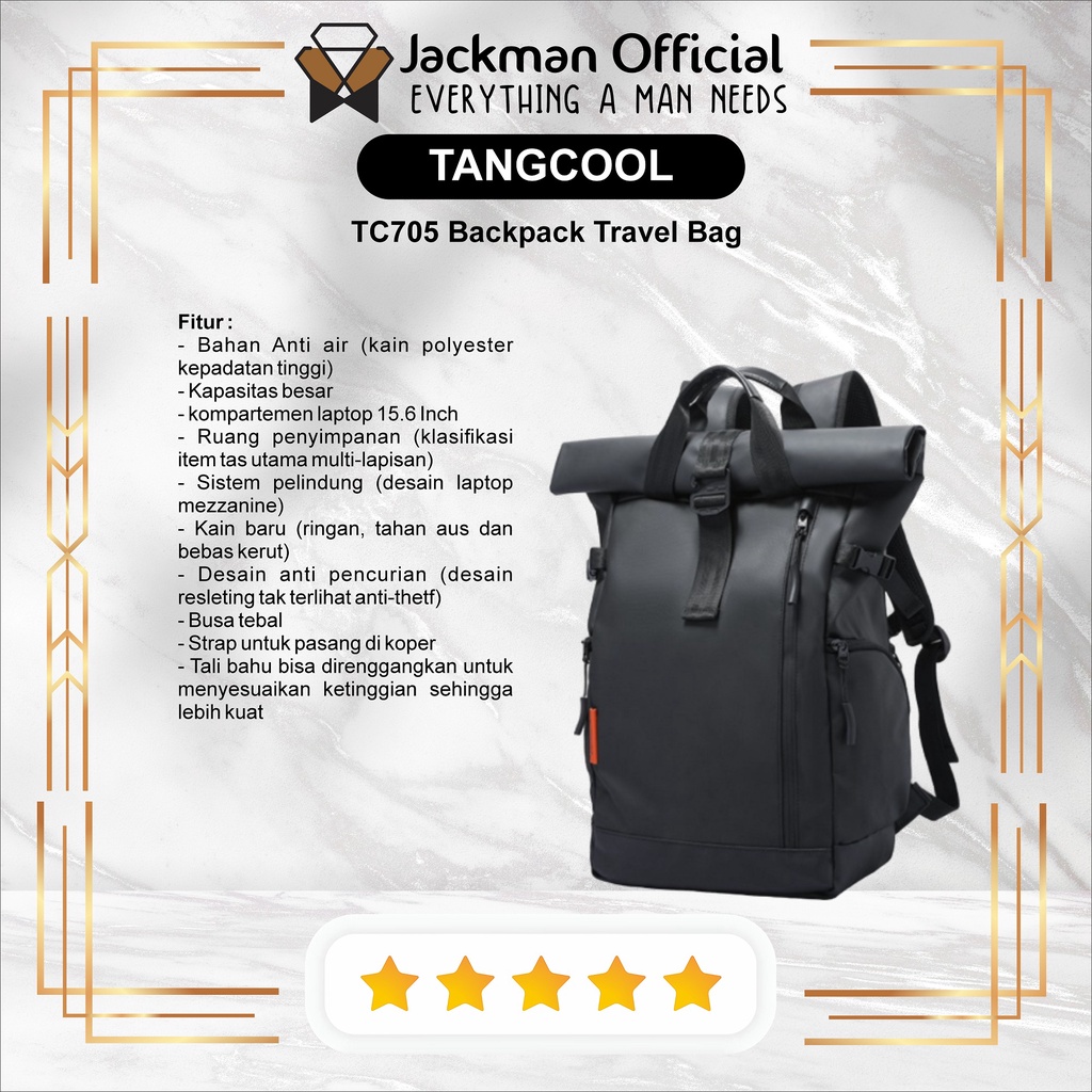 Jual TANGCOOL TC705 Backpack Travel Bag Fashion Light Tas Laptop 15.6 ...