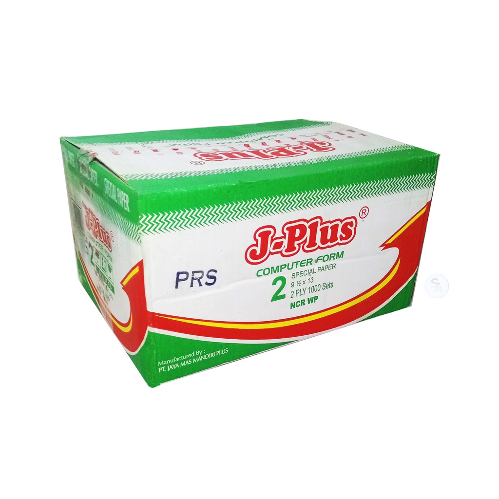Jual J-Plus - Kertas Komputer Continuous Form CF 91/2 x 13 2 Ply (K2/2 ...