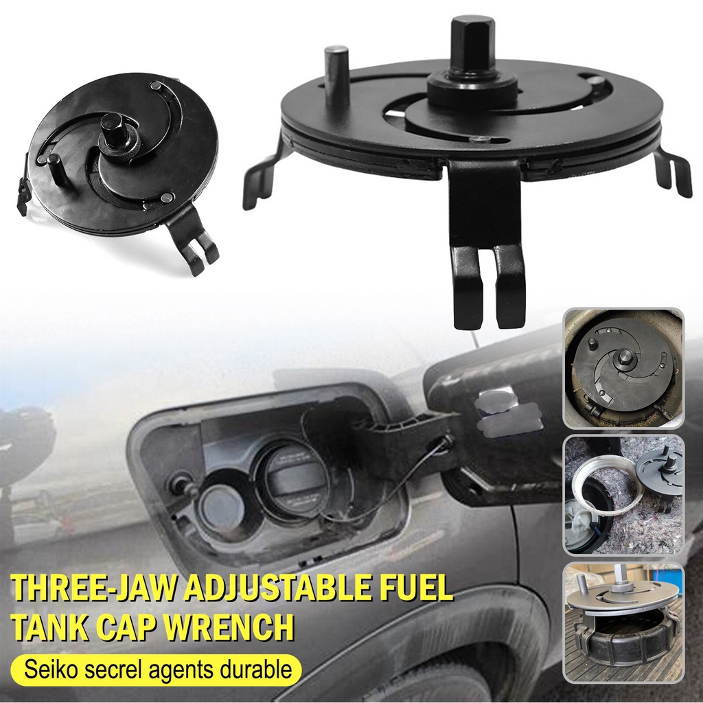 Jual Multifunction Adjustable Car Fuel Tank Lid Wrench Tool Remove Oil ...