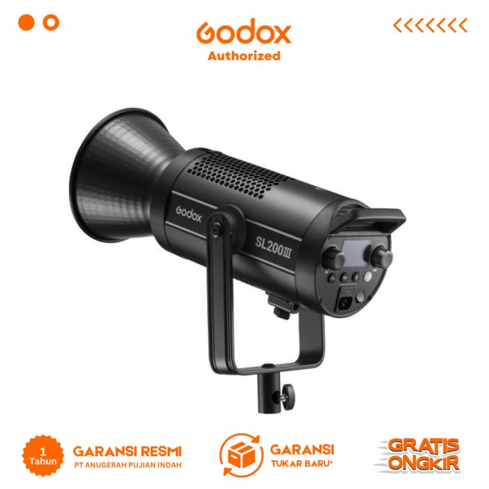 Jual Godox Led SL-200iii Video Daylight Balanced Monolite Style ...