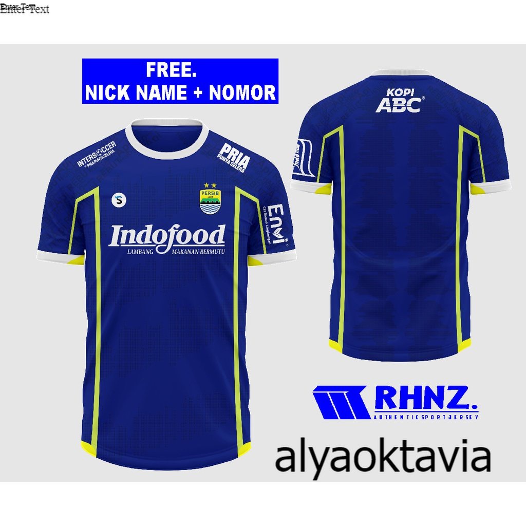 Jual JERSEY PERSIB 2022-2023/HOME/AWAY/3RD/TRAINING/PERSIB PRINTING ...