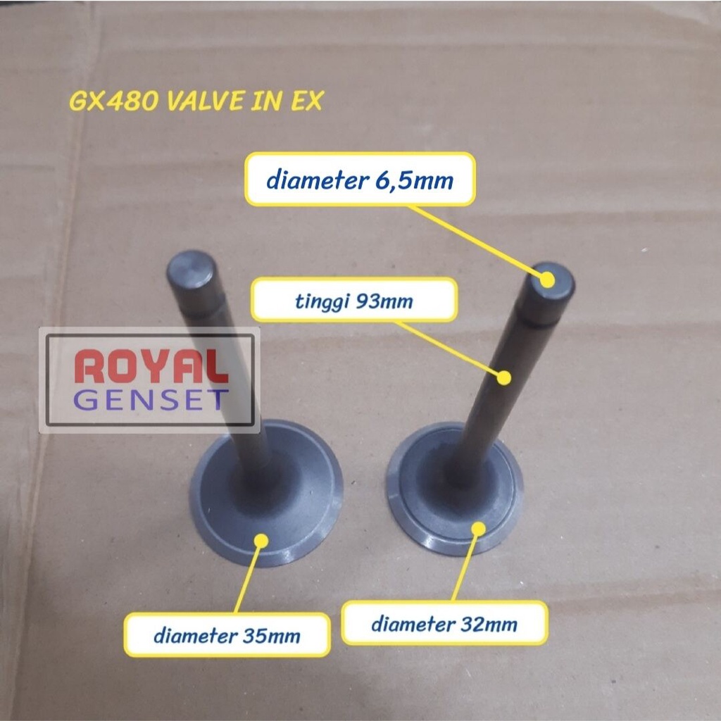 Jual GX480 valve in ex klep set mesin bensin | Shopee Indonesia Jual GX480 valve in ex klep set mesin bensin | Shopee Indonesia