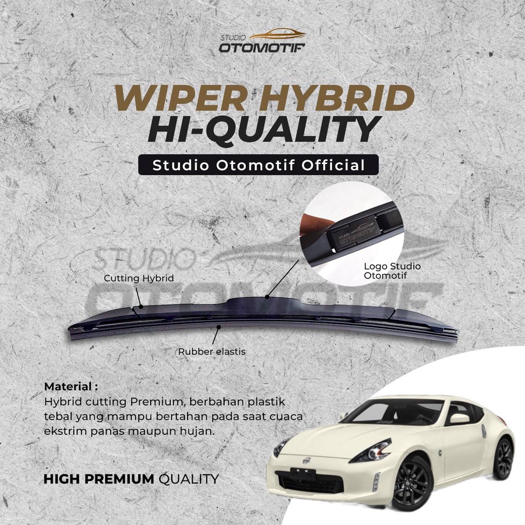 Jual WIPER Nissan 370z Z34 2012-2020 HYBRID OFFICIAL STUDIO OTOMOTIF 2 ...