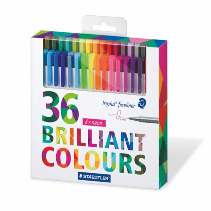 Jual Staedtler Triplus Fineliner 334 C36 - Set Pulpen 36 Warna | Shopee ...