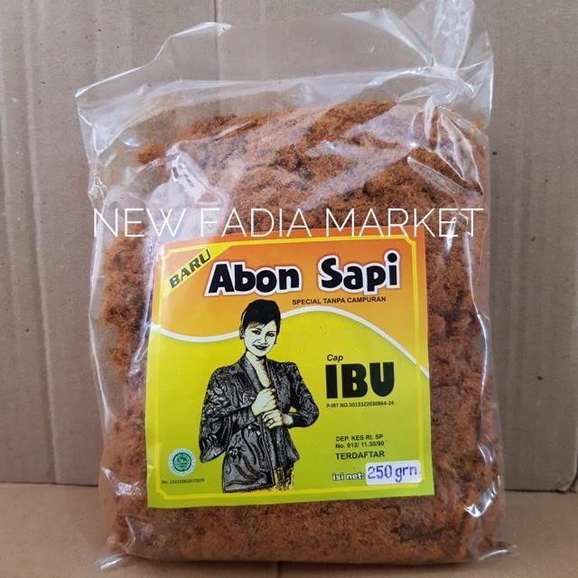 Jual Abon Daging Sapi Beef Floss cap Ibu 250g | Shopee Indonesia
