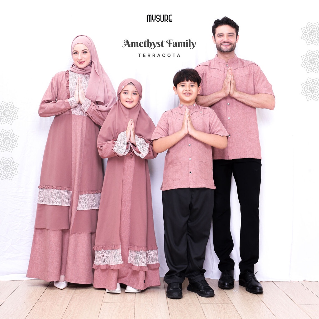 Jual Sarimbit Keluarga 2023 Lebaran Mysure Amethyst Family Series Baju ...