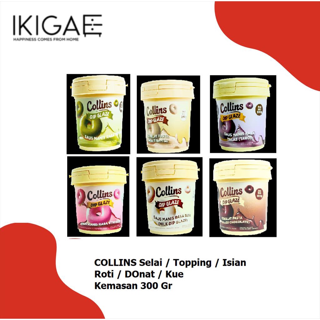 Jual COLLINS SELAI / TOPPING / ISI DONAT / KUE / ROTI / COLIN 300 GR ...