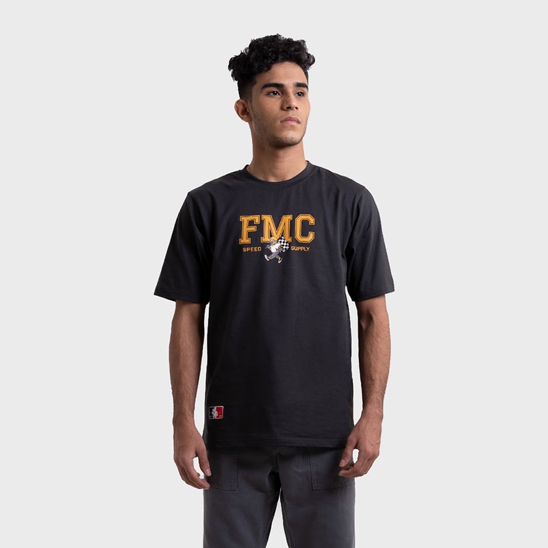 Jual FMC IVY League Series Lengan Pendek Pria Logo Print Center Katun T ...