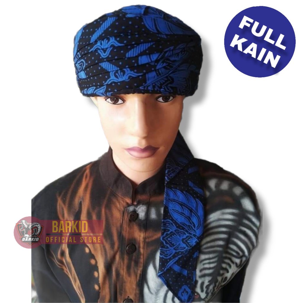 Jual imamah FULL KAIN praktis permanen premium batik baduy barkid peci ...