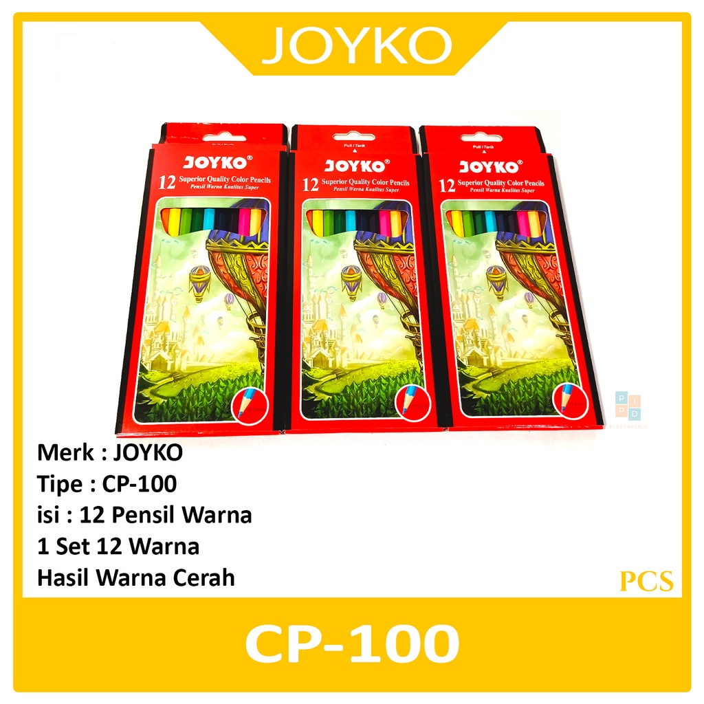 Jual JOYKO - Pencil Color CP-100 12 Warna - Set | Shopee Indonesia