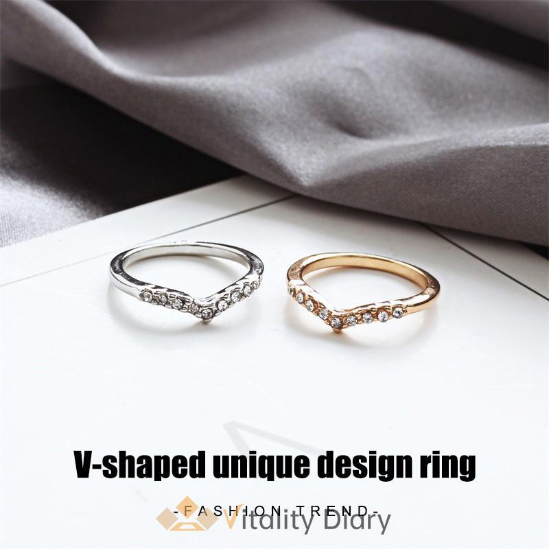 Jual COD ️ Cincin Titanium Wanita Pria Anti Karat Asli Model Simple ...