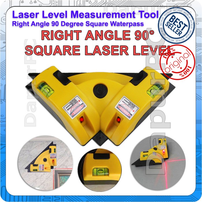 Jual Laser Level LV-01 Measurement Tool Right Angle 90 Degree Square ...