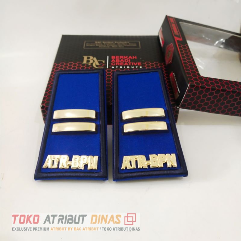 Jual Pangkat ATR BPN Golongan 3B Kain Exclusive Atribut BAC | Shopee ...