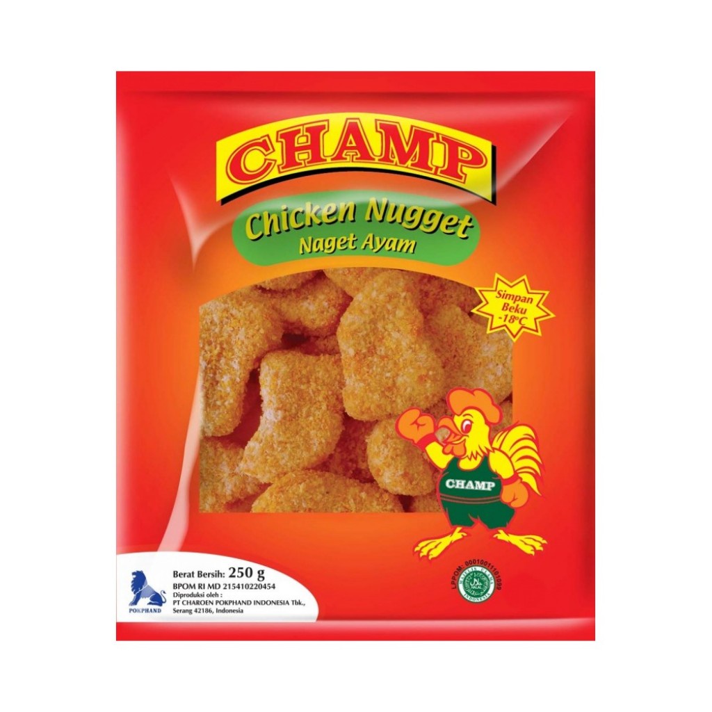 Jual (TERLARIS ) CHAMP CHICKEN NUGGET 250 GR | Shopee Indonesia