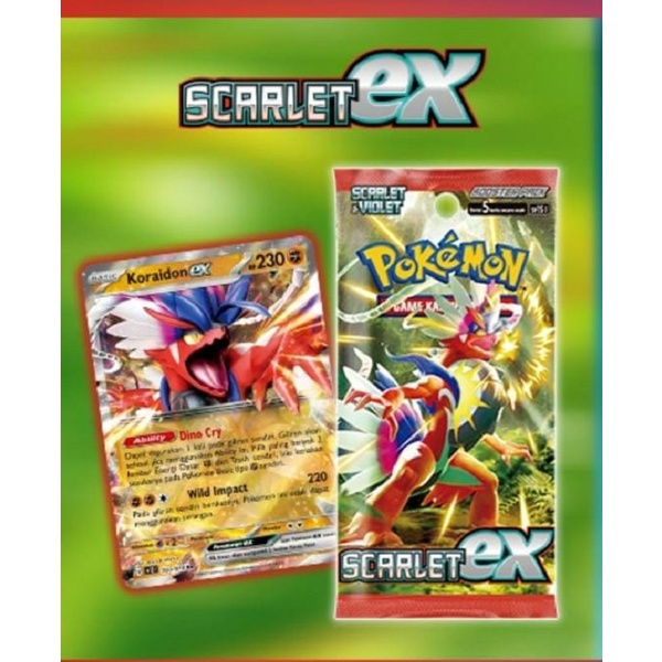 Jual Pokemon TCG | Scarlet Ex SV1S | Booster Pack | Shopee Indonesia