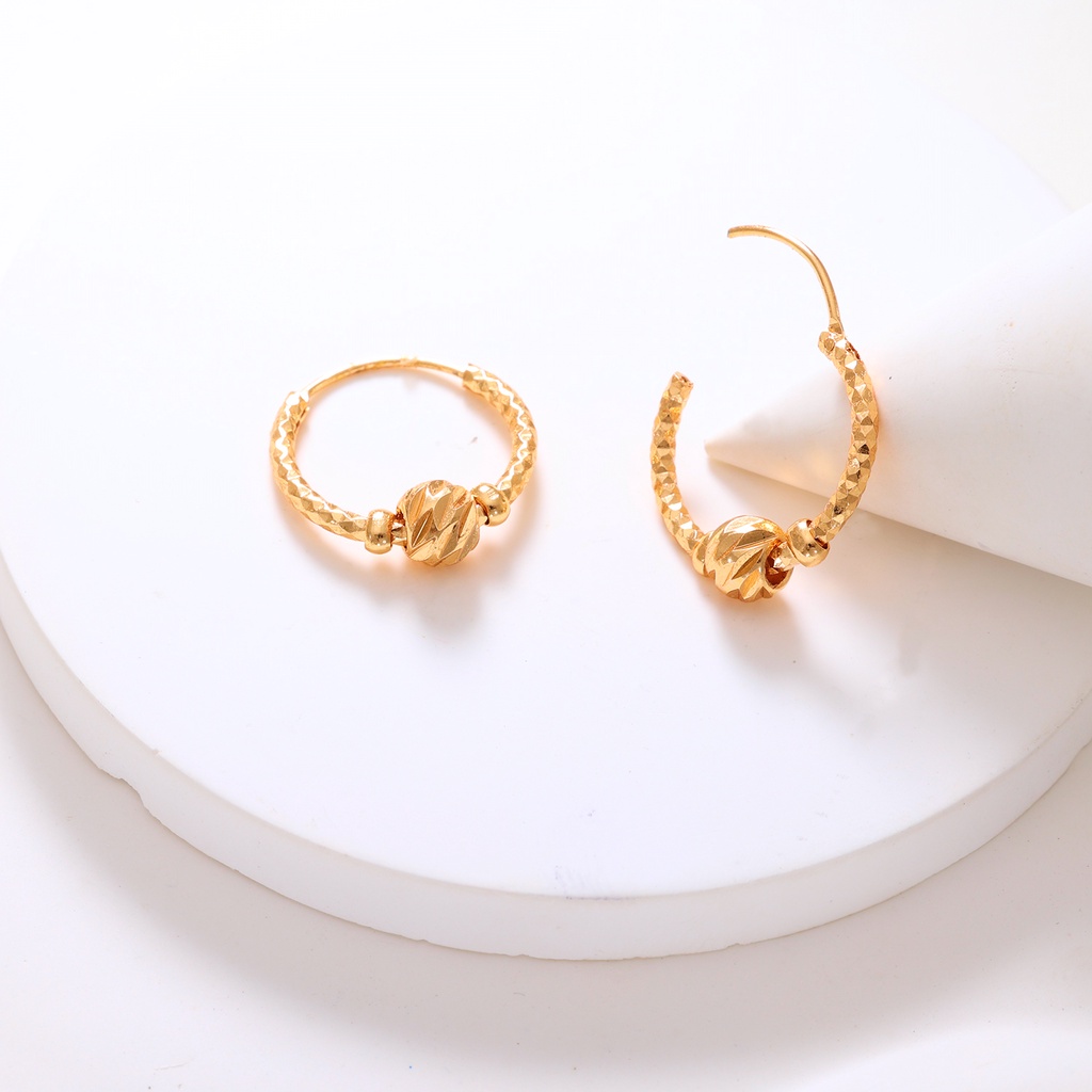 Jual Hyl Jewelry 299E Anting Titanium Wanita Anti Karat Dan Anti Luntur ...