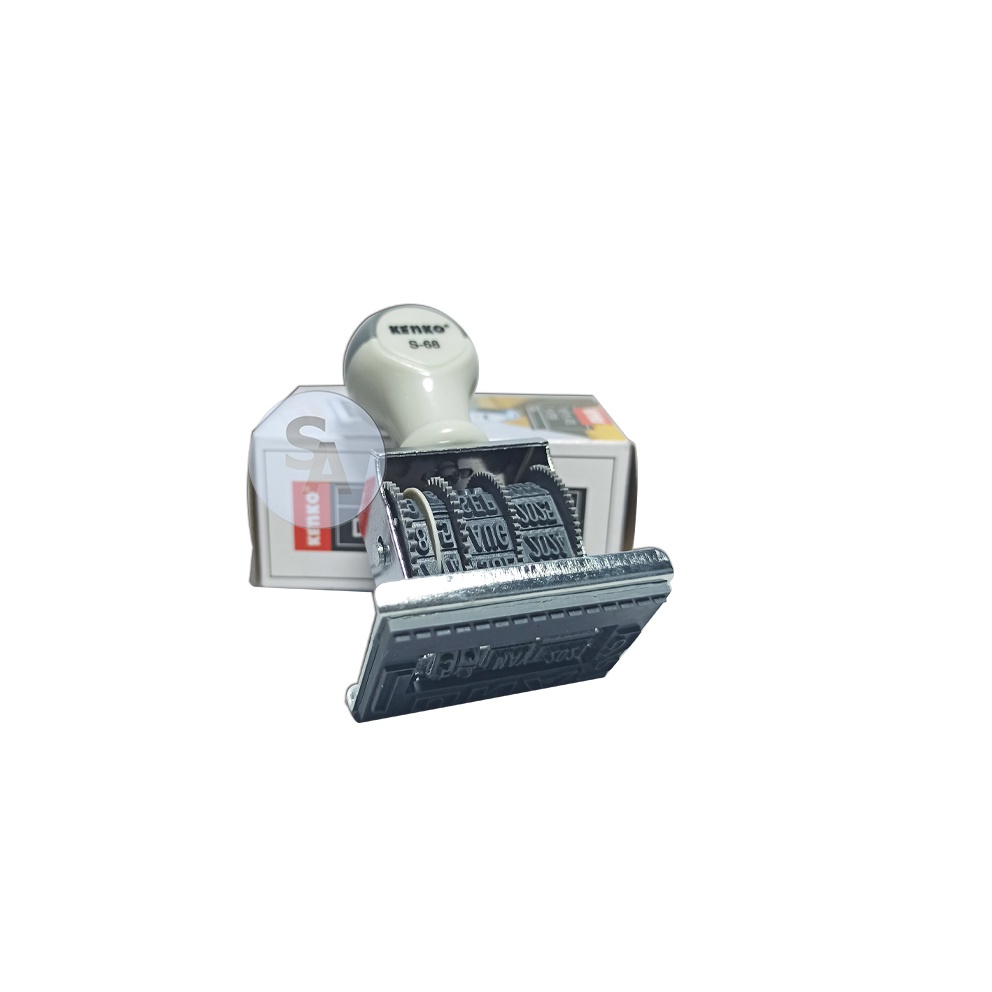 Jual Kenko Stamp Die Plate Dater S - 68 Stampel LUNAS -Pcs | Shopee ...