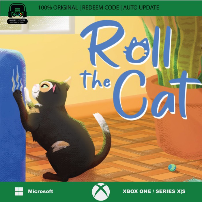 Jual roll the cat Xbox One Series X|S Original Redeem Code Game ...