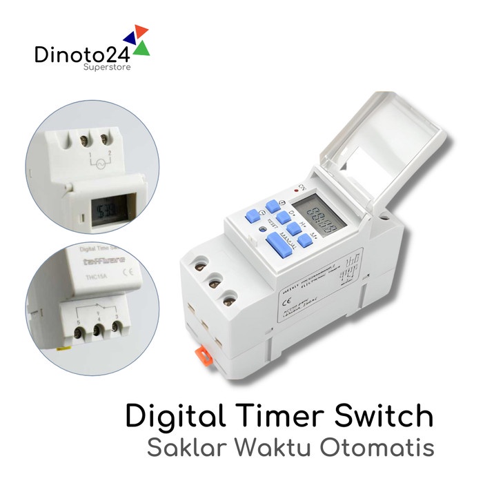 Jual Saklar Saklar Waktu Otomatis Digital Timer Time Switch Relay 16a