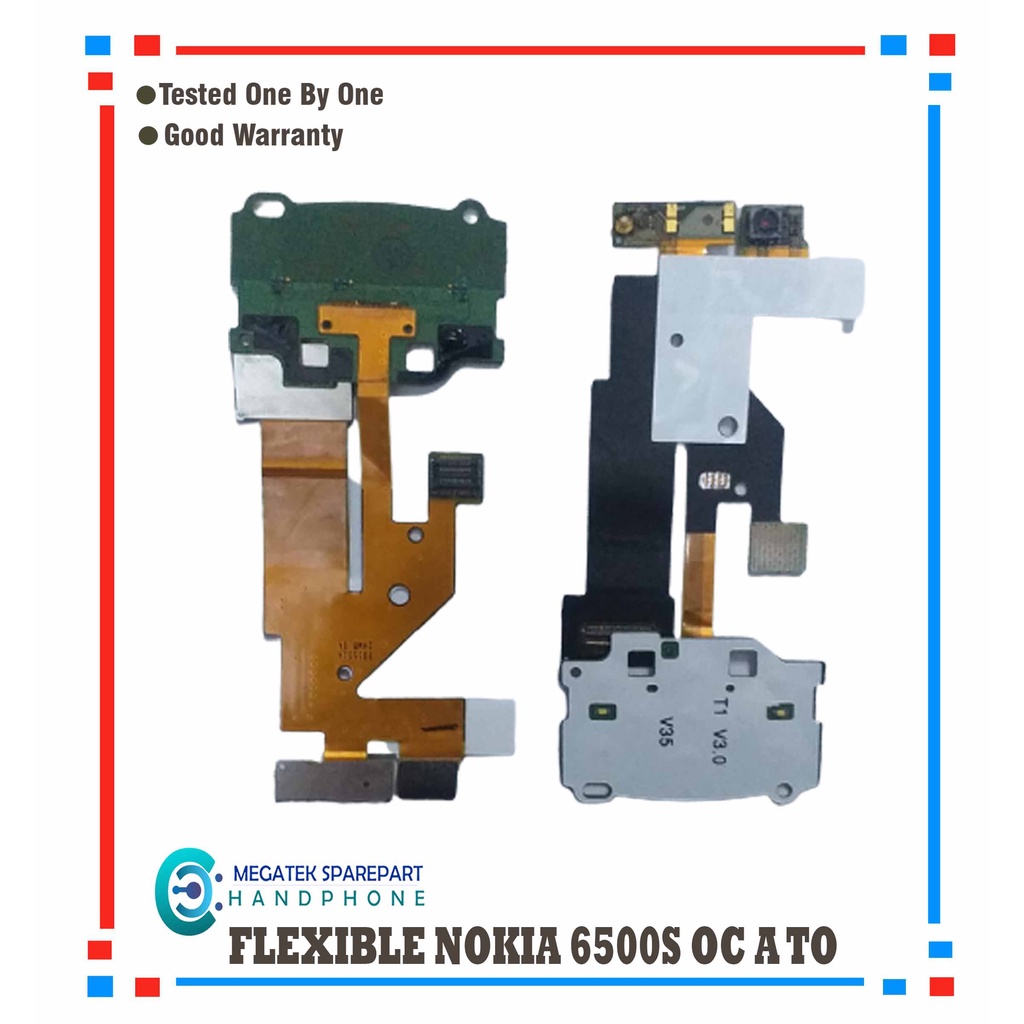 Jual FLEXIBLE NOKIA 6500S OC A - FLEX NOK | Shopee Indonesia
