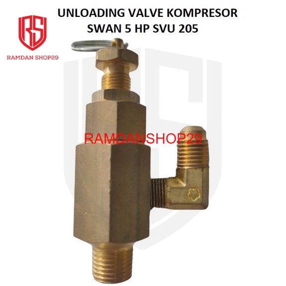 Jual Unloading Valve Kompresor Swan 5 HP SVU/P 205 Original Part ...