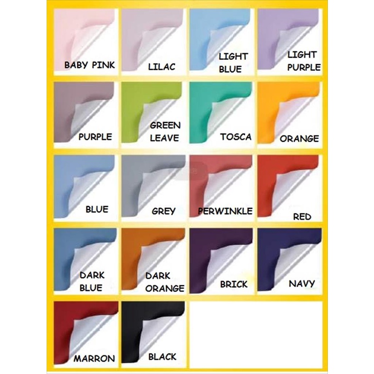 Jual [1 LEMBAR ]DOUBLE SIDED COLOR/ BI COLOR - Pearl Flower Wrapping ...